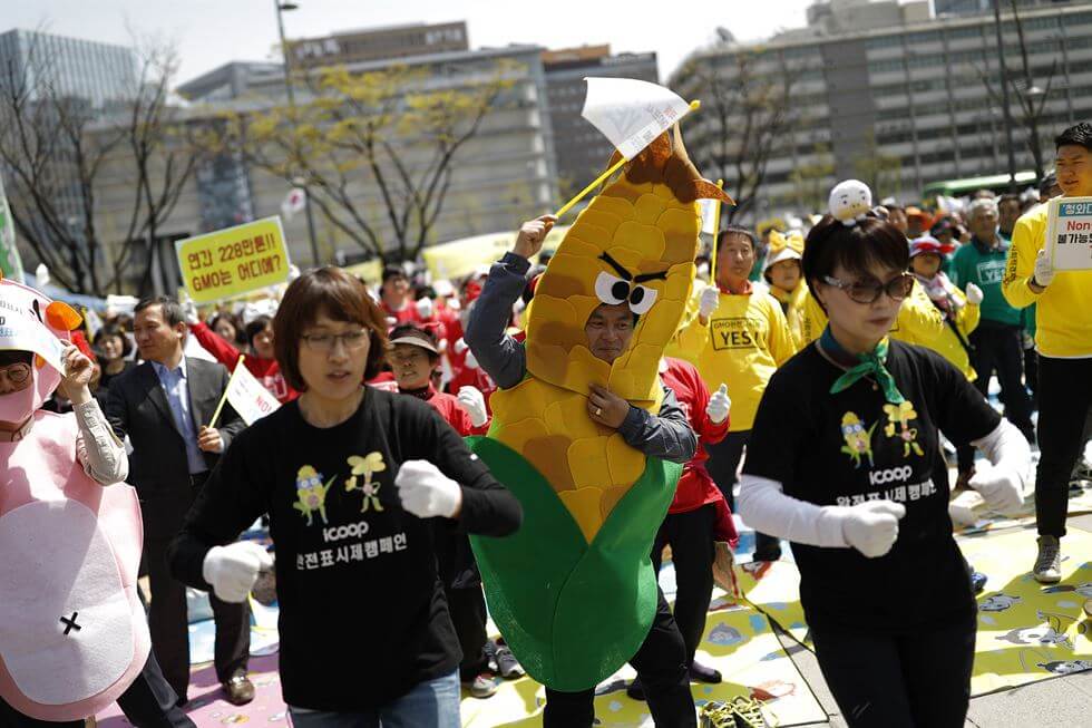 South Korean protesters demand labeling of GMO foods - Genetic Literacy ...